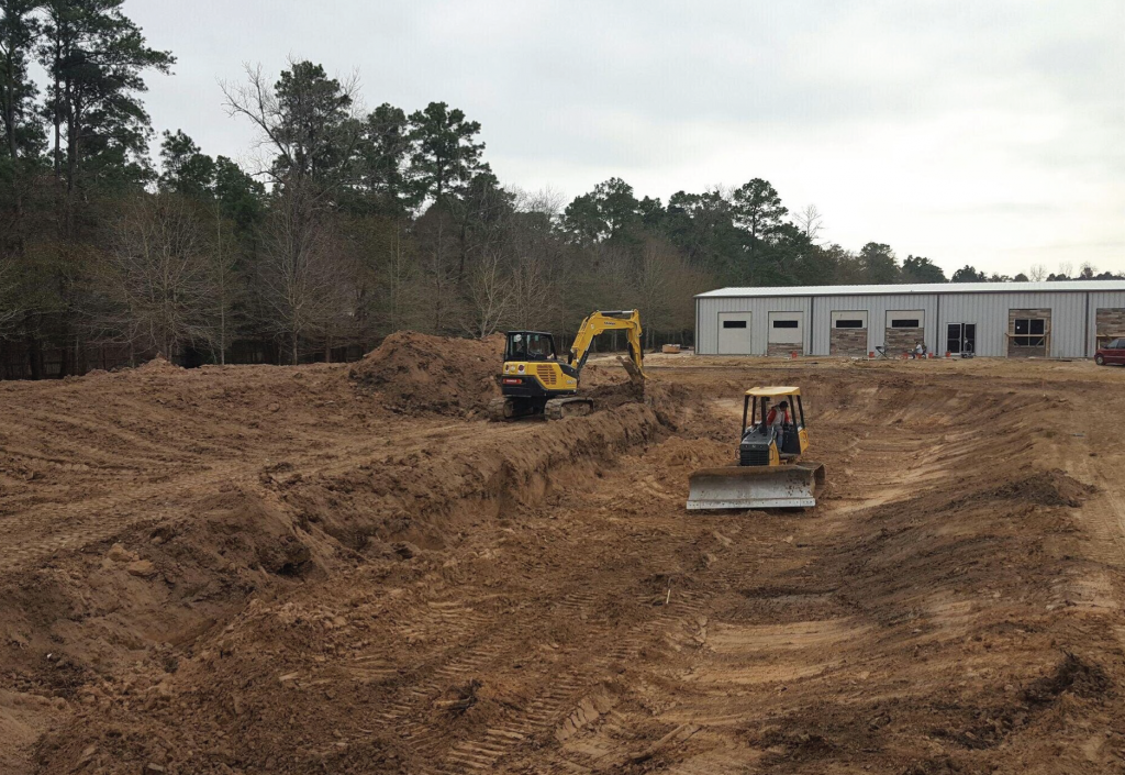 ACES Construction Staging – Dirt Work, Concrete Work, Metal Buildings
